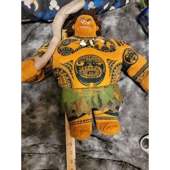 Disney | Toys | Disney On Ice Moana Plush Maui Fishhook Patch Doll Toy ...